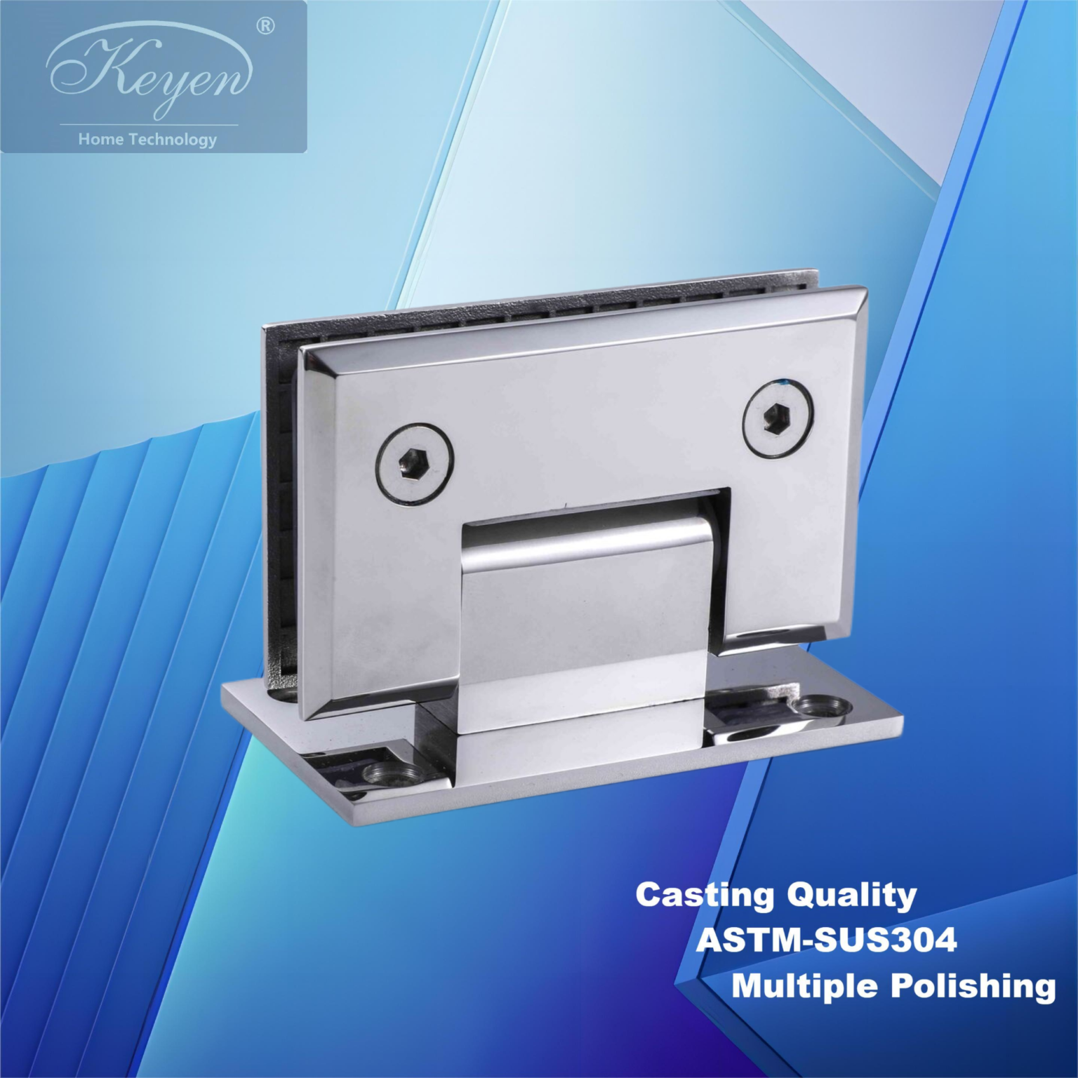 Kẹp xoay BHY-701 - Keyen - Chuyên vách tắm kính