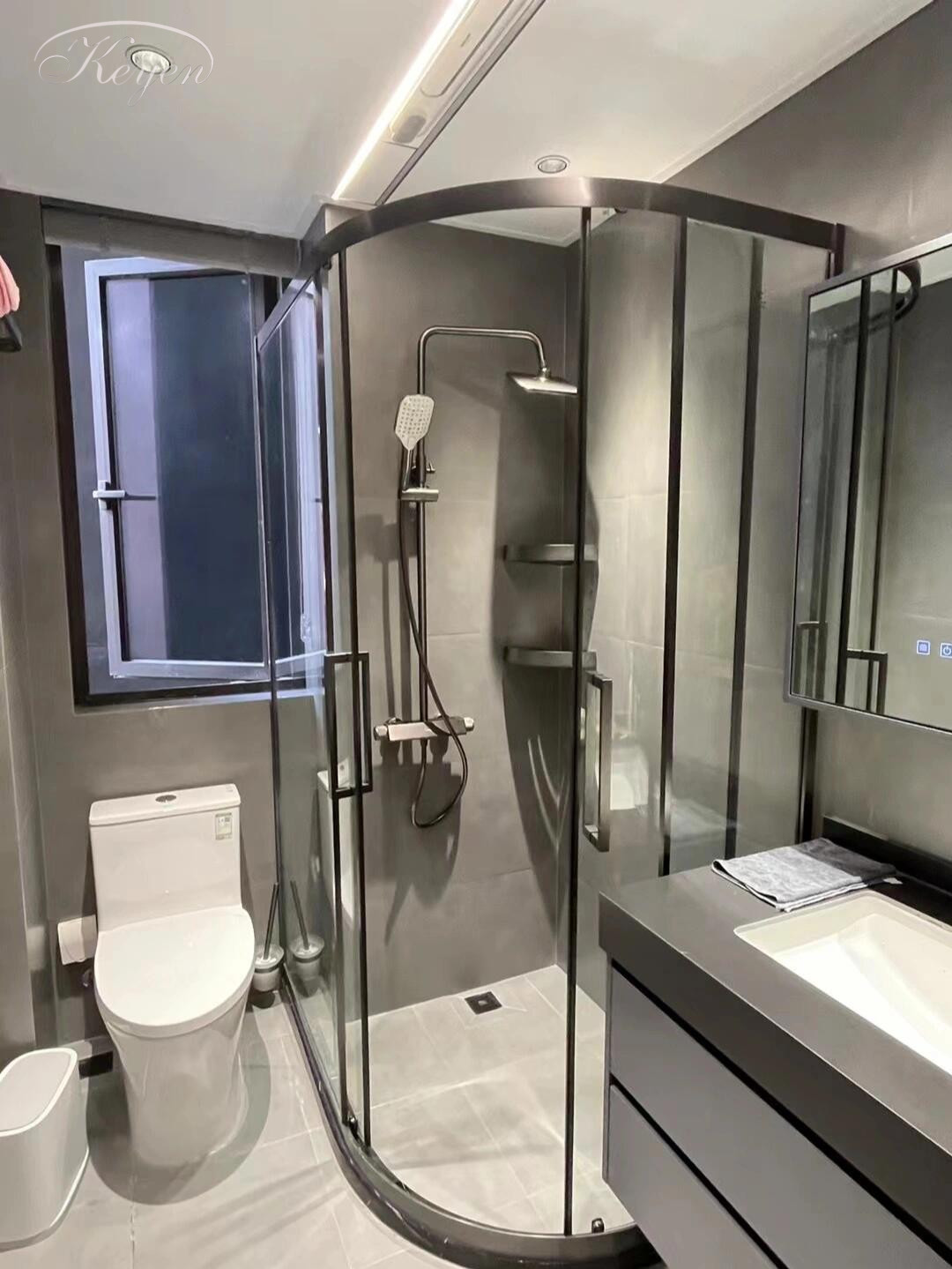 Xu Hướng Mới Trong Thiết Kế Phòng Tắm Hiện Đại - Keyen - Chuyên vách tắm kính